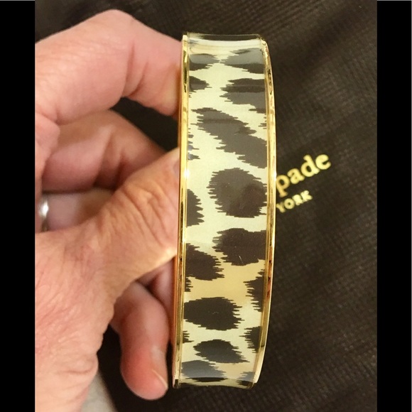 kate spade | Jewelry | Incredible Euc Kate Spade Leopard Bangle | Poshmark